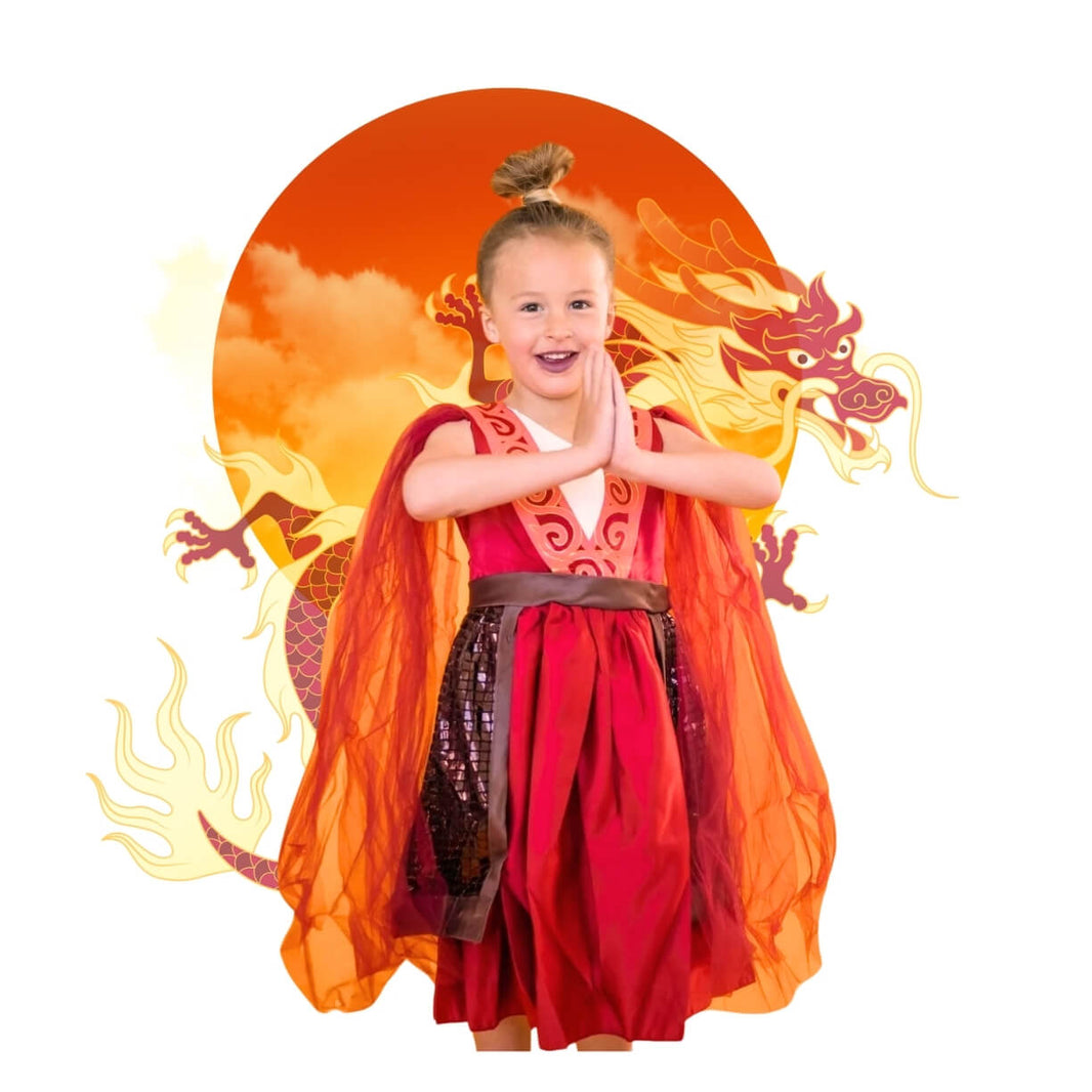 Mulan's Deluxe Dress a Costume Fit for a Warrior Princess – Princess Twirl