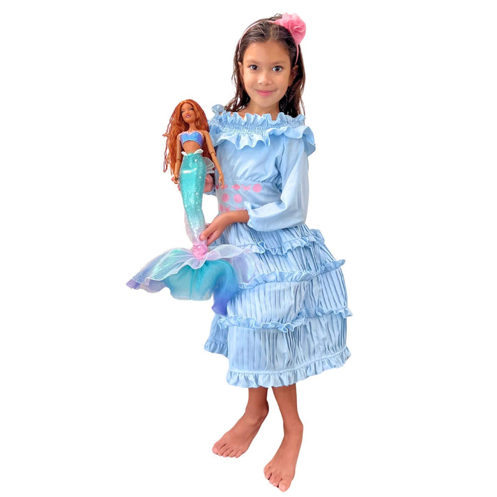 Little Mermaid Ariel Live-Action Boat Dress for Girls – Princess Twirl